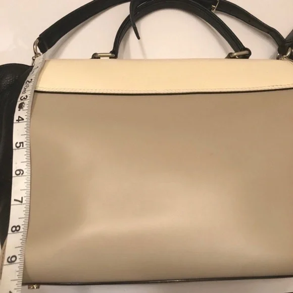 Kate spade colorblock trapeze leather bag